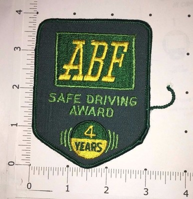 ABF Safe Driving Award Patch - 4 Years | eBay