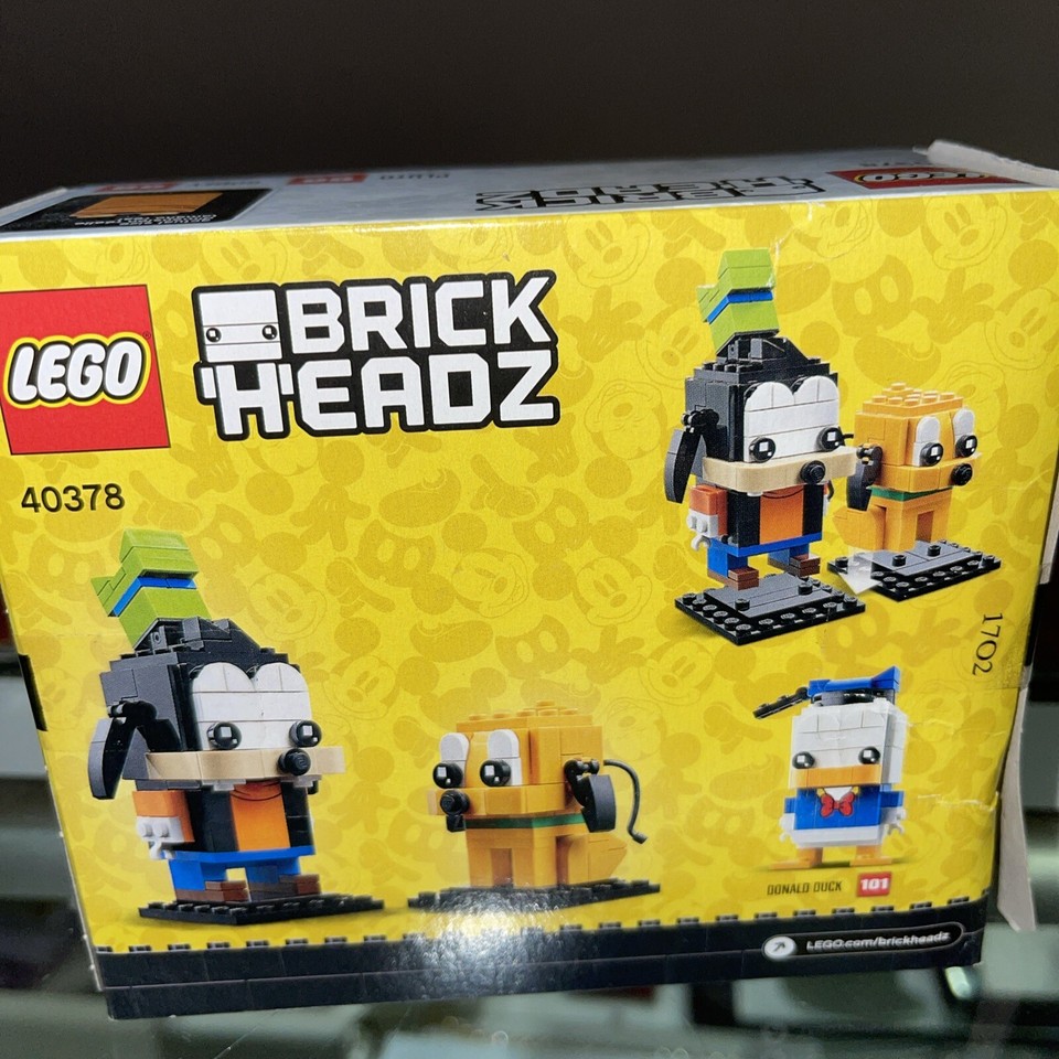LEGO 40378 Brickheadz Disney Mickey Mouse & Friends Pluto & Goofy ...