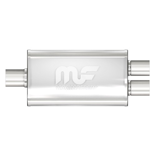 Magnaflow 11148 Performance Muffler 2.25"/2" Center/Dual 3.5x7x14 Oval ...