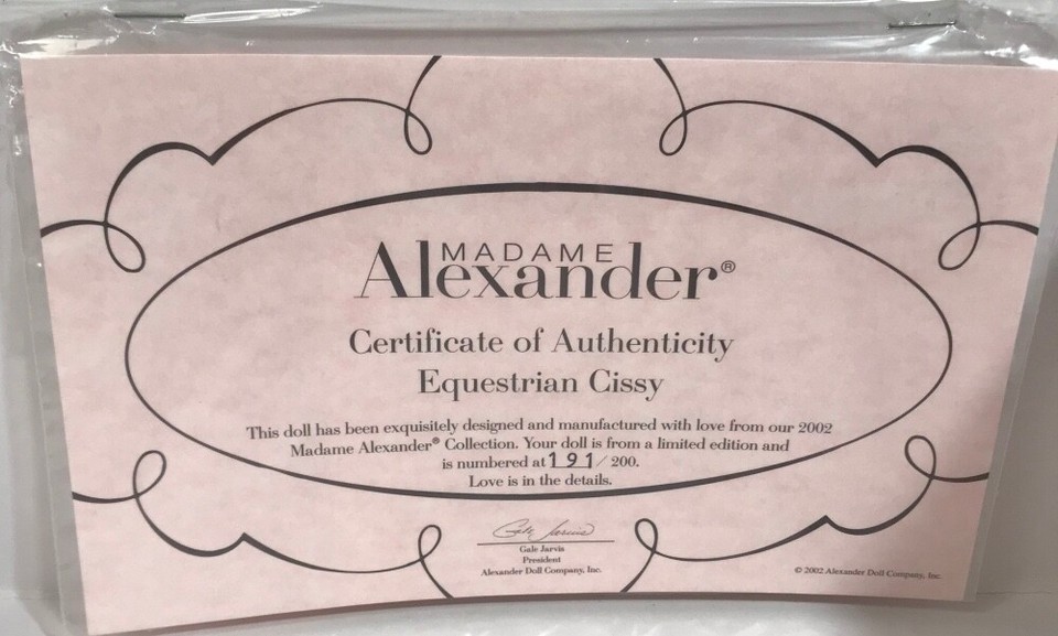 Beautiful Madame Alexander EQUESTRIAN 21” Cissy | eBay