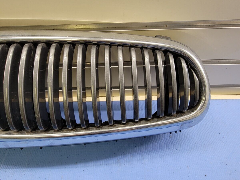 🔥02-08 Jaguar X-Type Front Upper Hood Grille Assembly Chrome Genuine ...