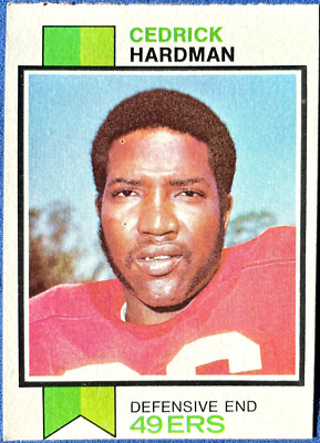1973 Topps CEDRICK HARDMAN #412 San Francisco 49ers NM-MT | eBay