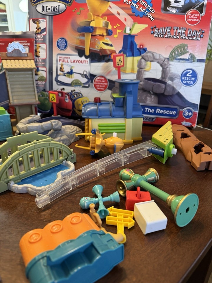 Huge Lot 80 Pcs Chuggington Train Tracks Interactive Railway Action ...