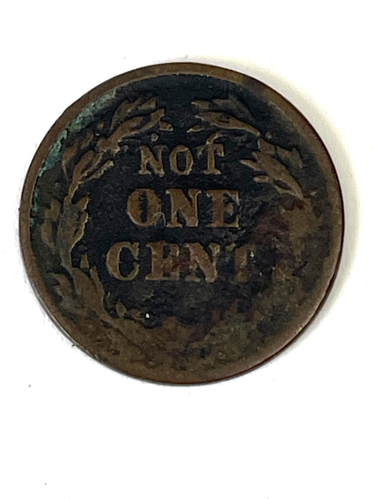 Original 1863 Not One Cent Civil War Token - INDIAN HEAD | eBay