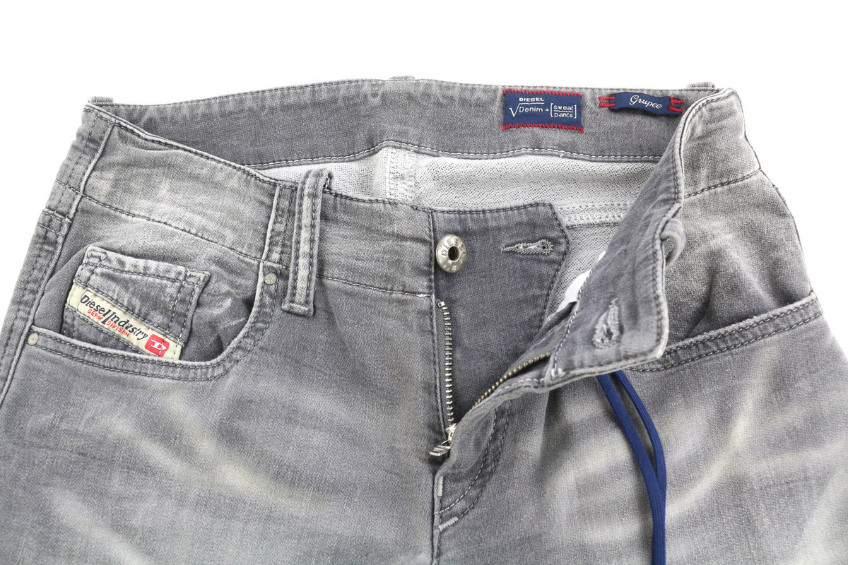 DIESEL Grupee-Ne 0830Q Women Jeans W23 Jogg Denim Sweat DIESEL Grupee-Ne 0830Q Women Jeans W23 Jogg Denim Sweat