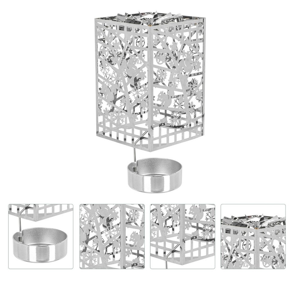 Dining Table Candlestick Creative Aroma Pillar Plate Stainless Tealight ...