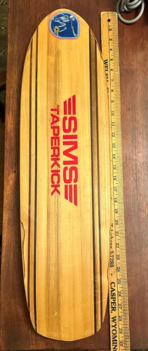 70's Original SIMS Vintage Skateboard Deck TAPERKICK 8" by 30 ...