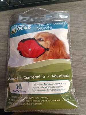 GG Fabric Mesh Muzzle M Red | eBay