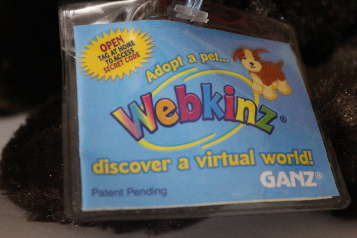 WEBKINZ LOT OF 3 BLACK+YELLOW+CHOCOLATE LABS-COMES WITH SEALED CODES ...