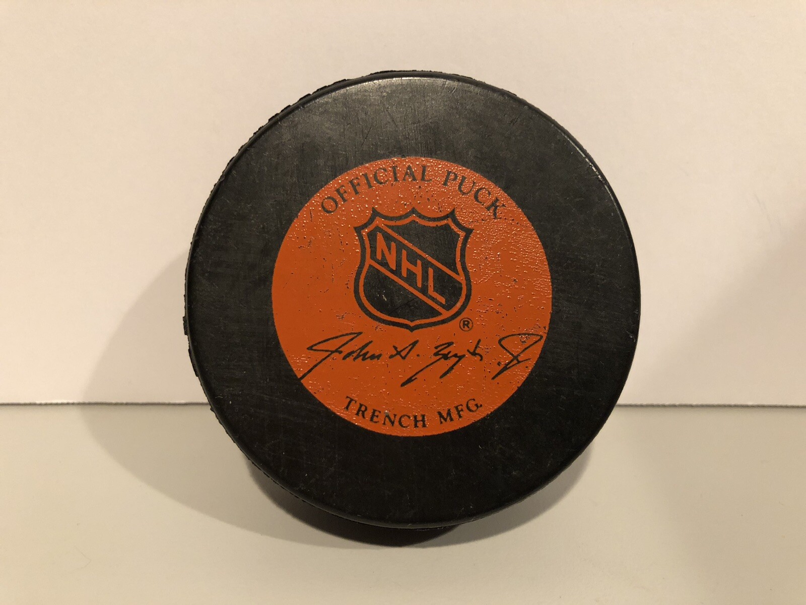 VTG NHL Official Hockey Puck 1980s Canada General Tire John Ziegler ...