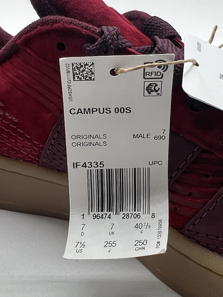 Adidas Men’s Campus 00s Lifestyle Size 7.5 Maroon/Purple |IF4335| | eBay