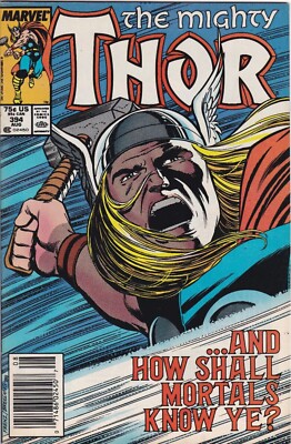 Thor #394 (1988) Loki, Absorbing Man, Avengers, Daredevil,,,NEWSSTAND ...