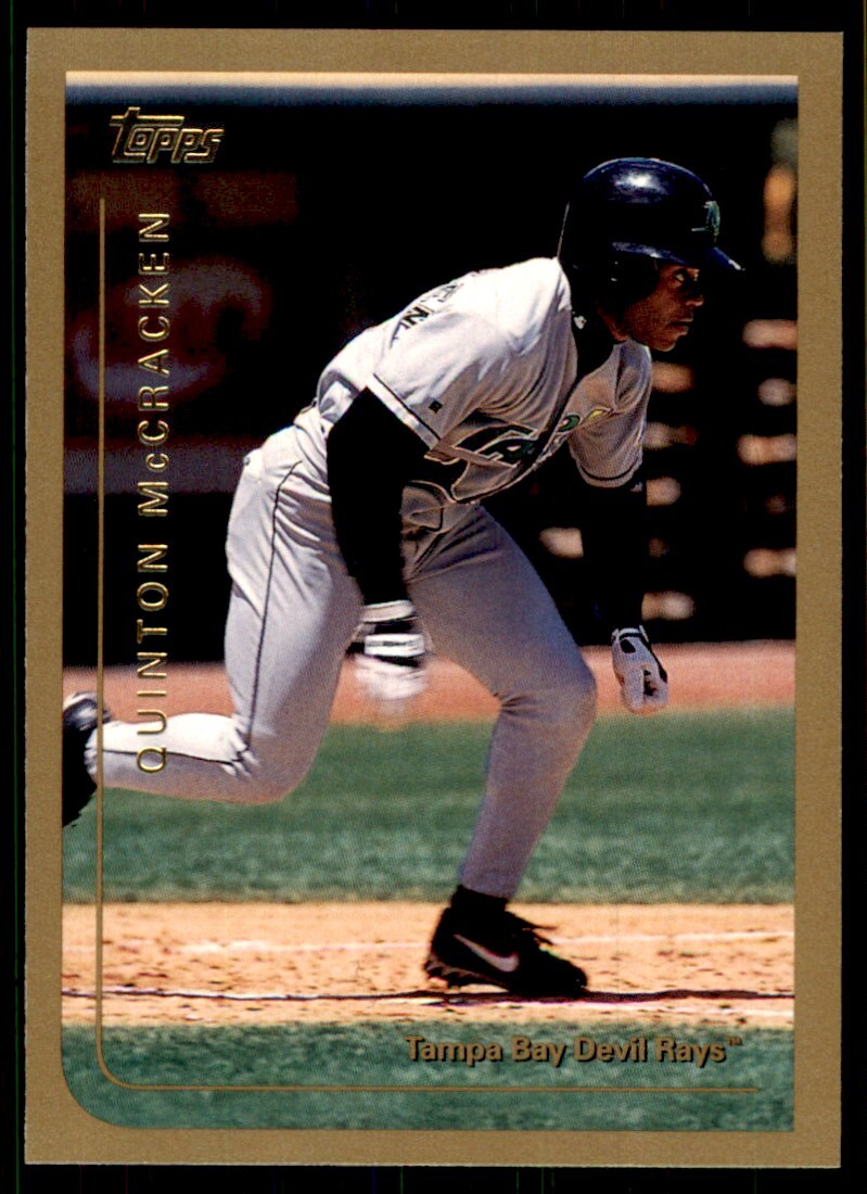 1999 Topps Baseball Card Quinton McCracken Tampa Bay Devil Rays #39 | eBay