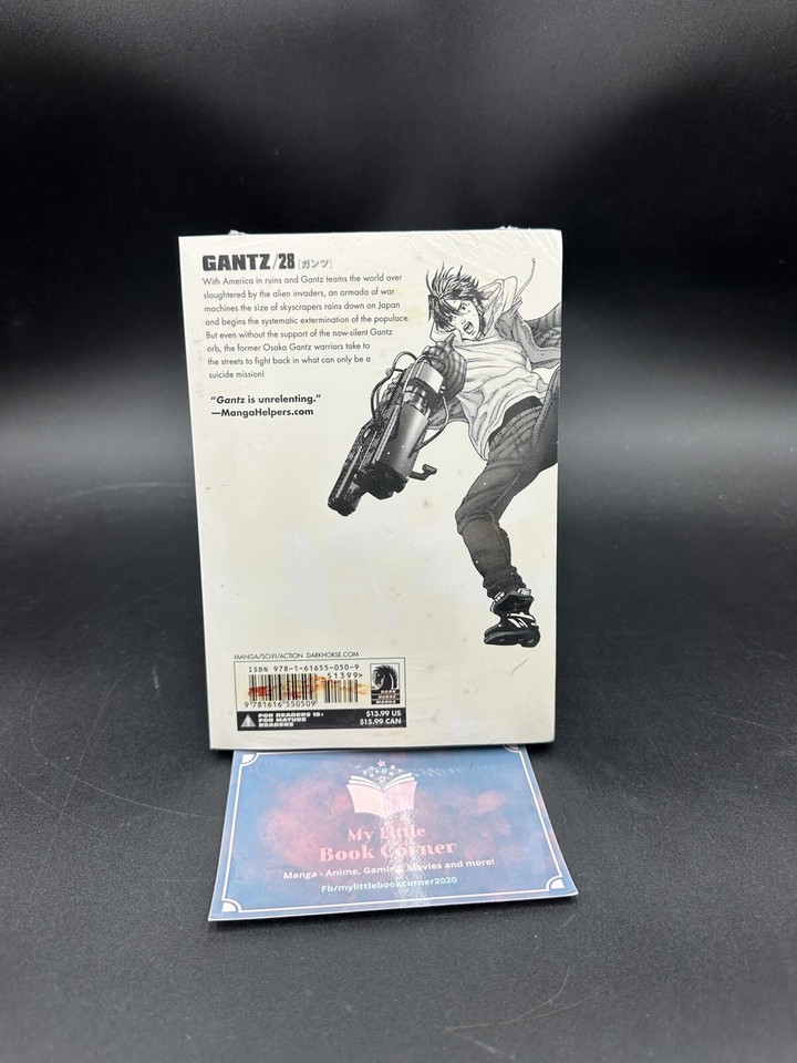 GANTZ VOL 28 MANGA GRAPHIC NOVEL ENGLISH DARK HORSE COMICS HIROYA OKU ...