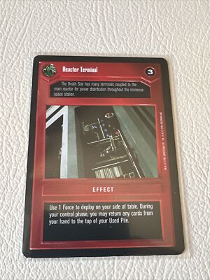Star Wars Premiere Black Border CCG Reactor Terminal | eBay