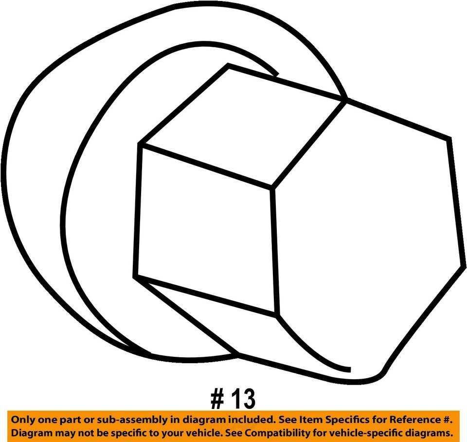 GM OEM 10-20 ATS Wheels Wheels-Wheel Nut 9598179 | eBay