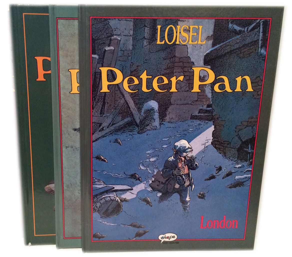 COMICPACK PETER PAN Band 1-3 Ehapa limitiert+signiert HC LOISEL Zustand ...