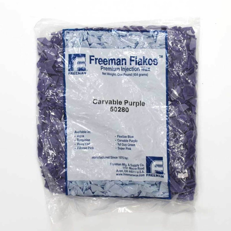 JEWELRY CARVABLE PURPLE INJECTION WAX FREEMAN WAX CASTING FERRIS 1 ...