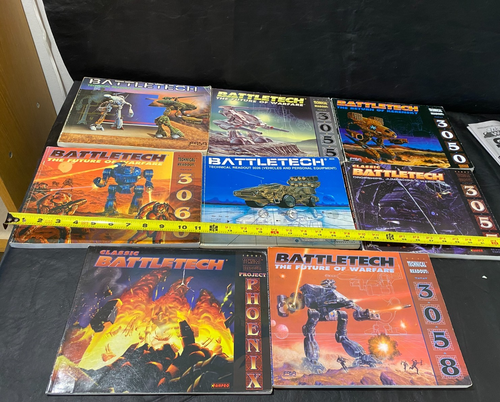 Battletech Technical Readout lot of 8 books: 3026 3025 3055 3050 3060 3058 3057 | eBay