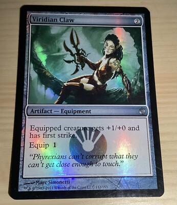 1x FOIL Viridian Claw MBS #143 MTG Magic English NM/Unplay uncommon UC ...
