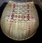 HAND CRAFTED SHAKER STYLE BASKET ROUND BASKET | eBay