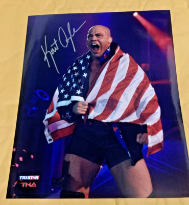 Kurt Angle WWE TNA WCW Autographed Signed 8x10 Photo | eBay