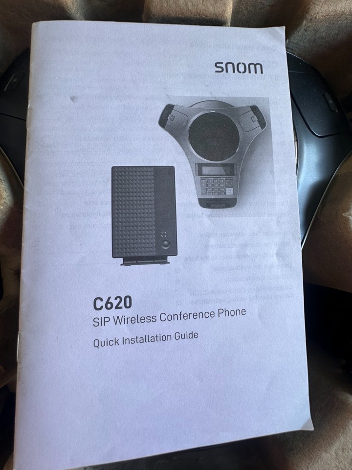 Snom C620 Wireless Conference Phone. Slightly used, still in original ...
