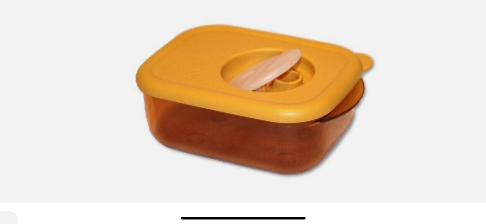 Tupperware Rock N Serve Rectangle 1 Cup Capacity Mini Vintage Jewel ...