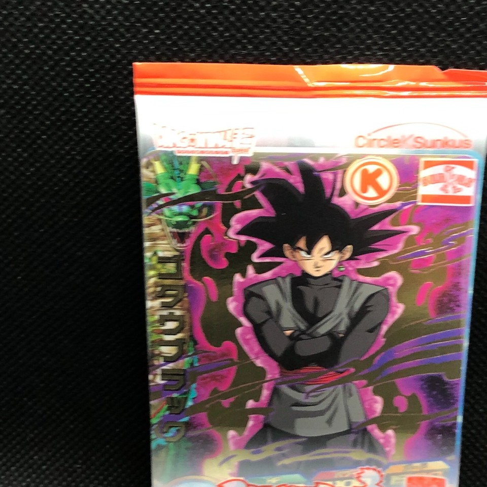 Goku Black Dragon Ball Z Jump GDPC-02 Card Circle K Thanks Shueisha ...
