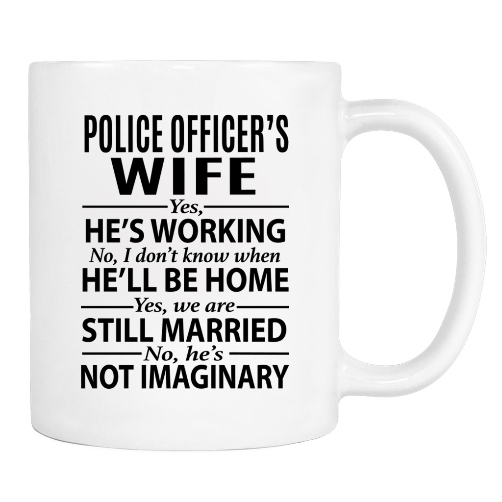 Police Officer's Wife... - Mug - Police Officer Wife Mug - Gifts For ...