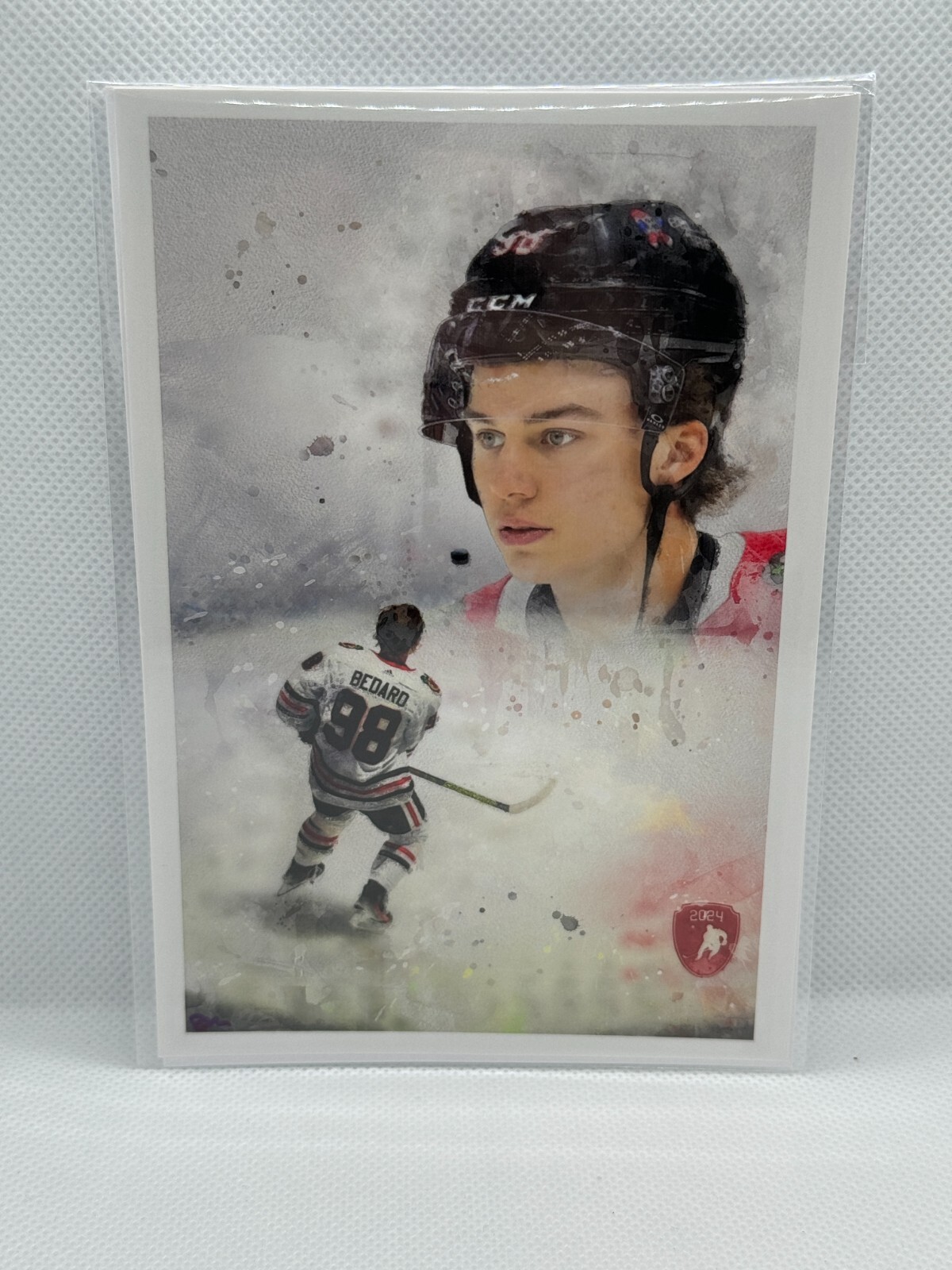 Connor Bedard 4x6 Art Photo Print John Rudolph Signed v2 | eBay