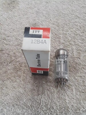 NOS ITT 12B4A Vacuum Tube | eBay