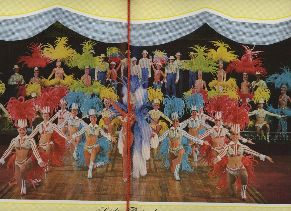 1964 LIDO Quelle Nuit Program Champs Elysees Paris France Cabaret Dance ...