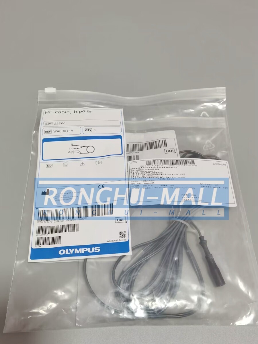 1pc New Olympus WA00014A Bipolar HF Cable, 4m, for ESG-400 SALINE mode ...