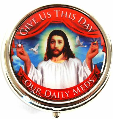 Jesus Pill Pill Box | eBay UK