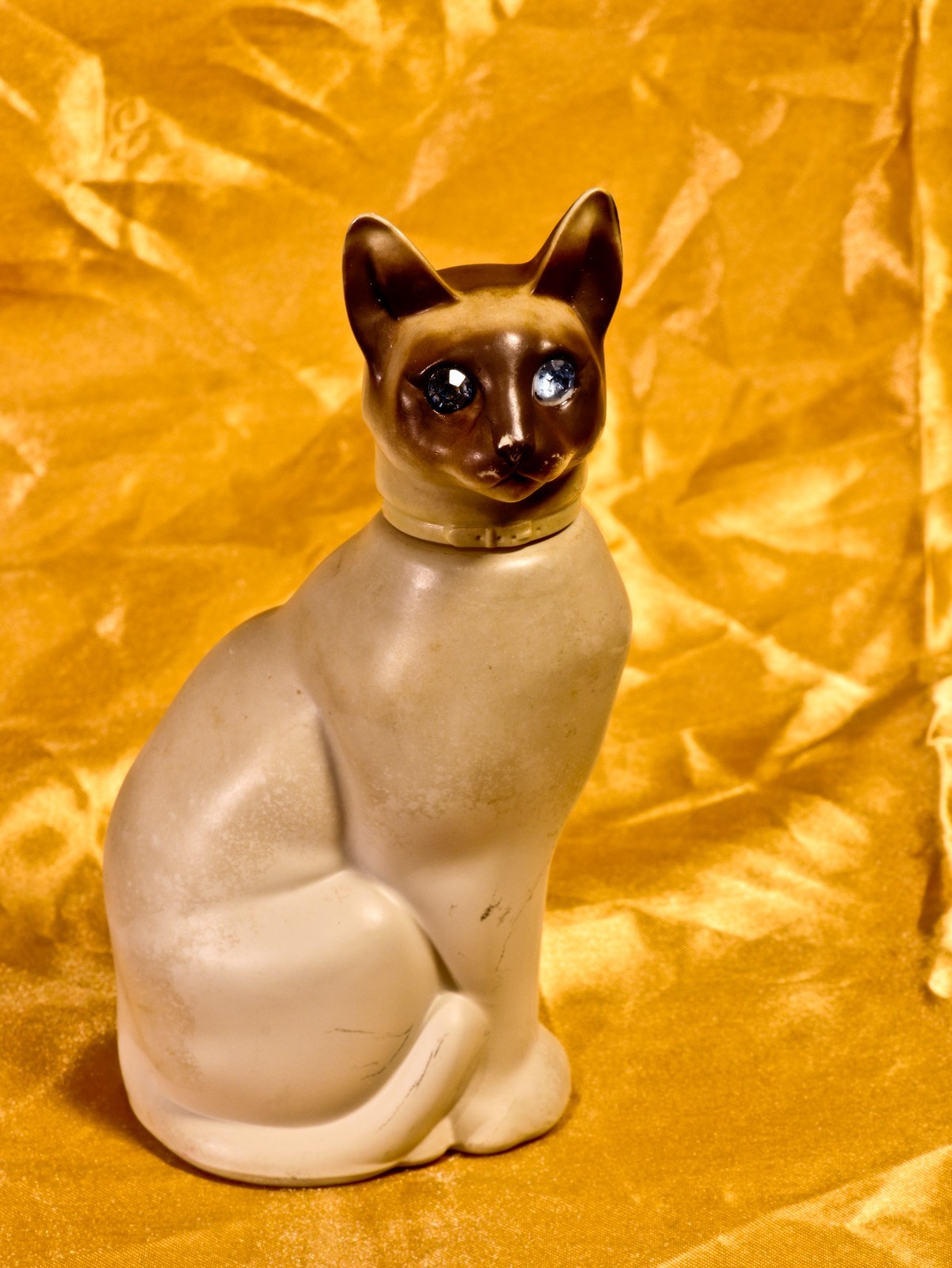 70'S Avon COTILLION COLOGNE Siamese Cat Blue Rhinestone Eyes Vintage | eBay