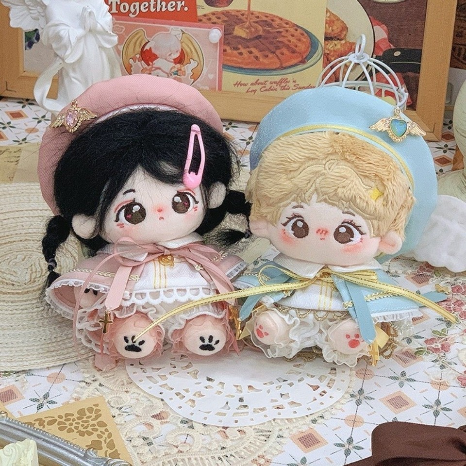Pretty 10CM Doll Clothes 4pcs/set Doll Accessories Cute Hat Cape Kids ...