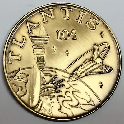 N610 NASA SPACE COIN / MEDAL, ORBITERS ON DISPLAY , ATLANTIS | eBay