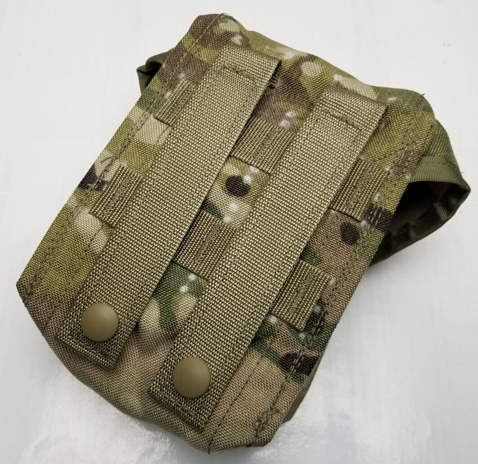 USGI MOLLE II MultiCam OCP 100 Round SAW Utility Pouch 8465-01-580-2621 ...
