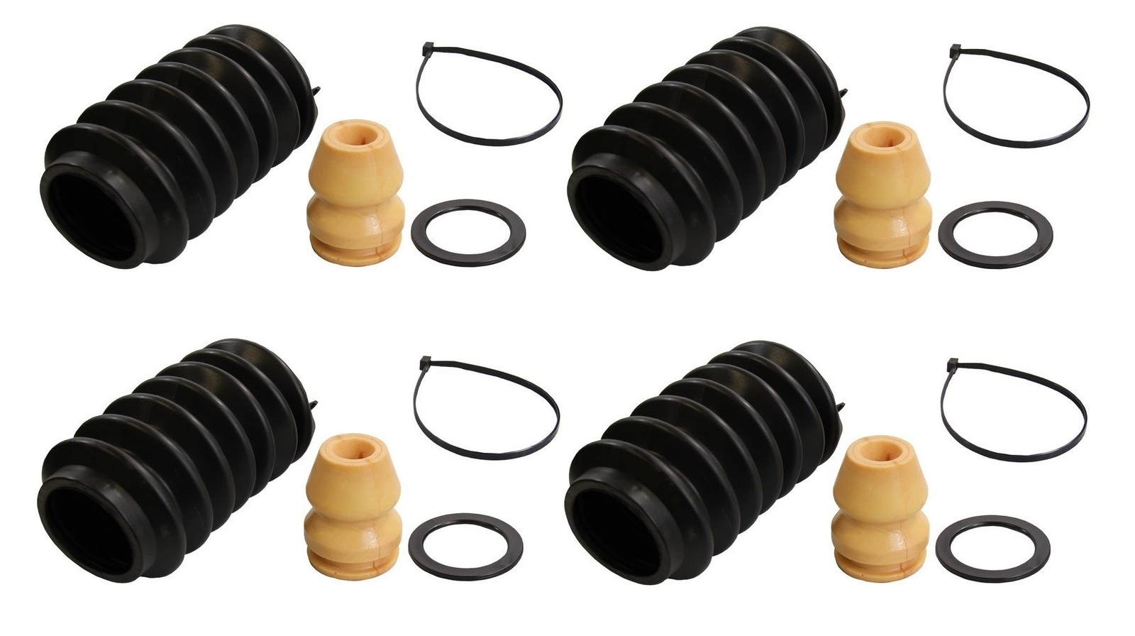 Front and Rear Suspension Strut Boots Kit Monroe For Dodge SX 2.0 ...