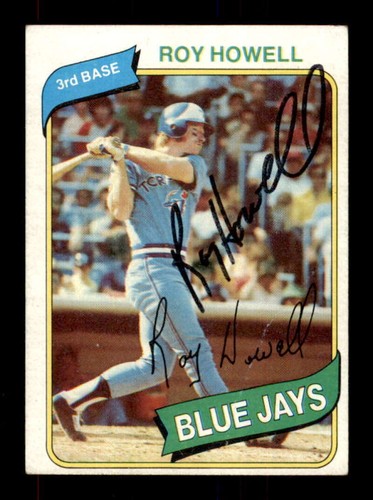 1980 Topps #488 Roy Howell AUTOGRAPHED!!! Blue Jays 235643 | eBay