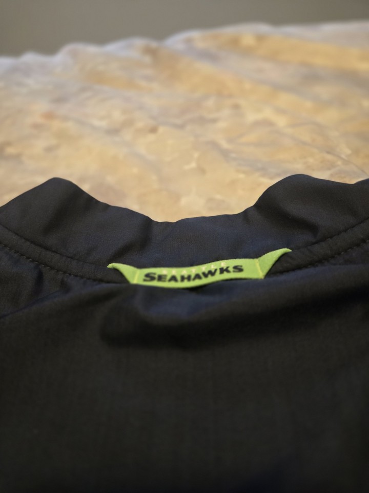 Seattle Seahawks NFL Nike On-Field Quarter Zip Lightweight Jacket Men's ...