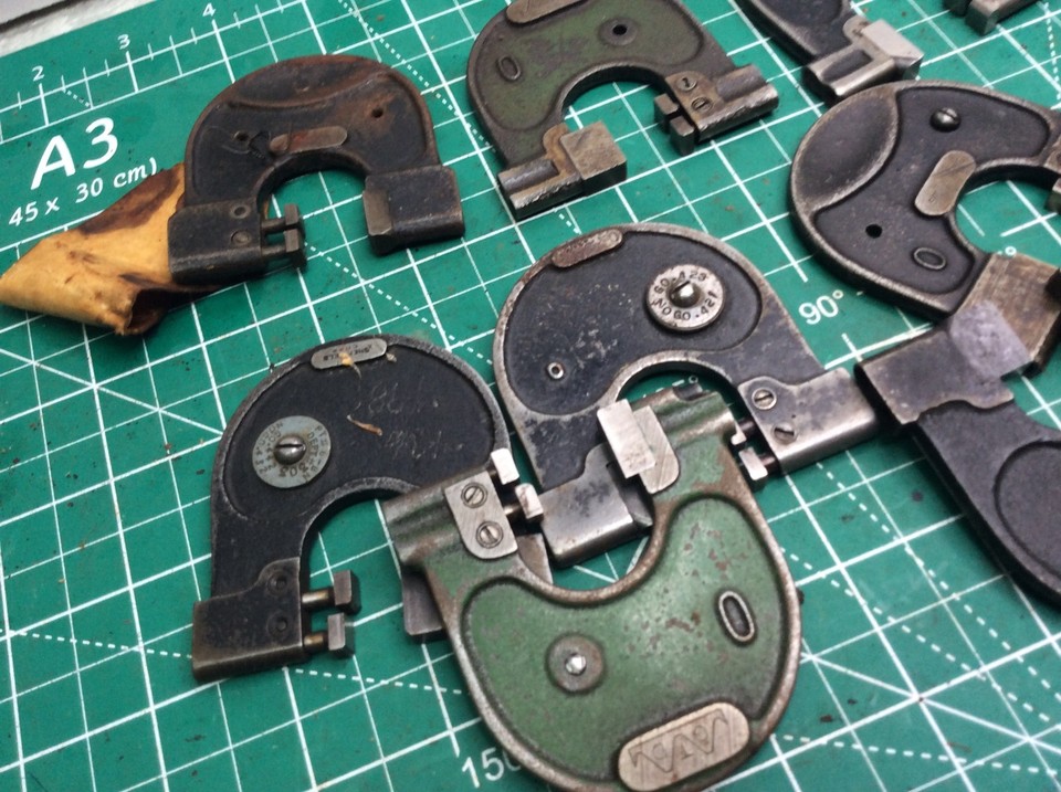 11 pc Various Snap Gage, #0 Frame, Vintage GO/NOGO Free Ship USA (43 ...