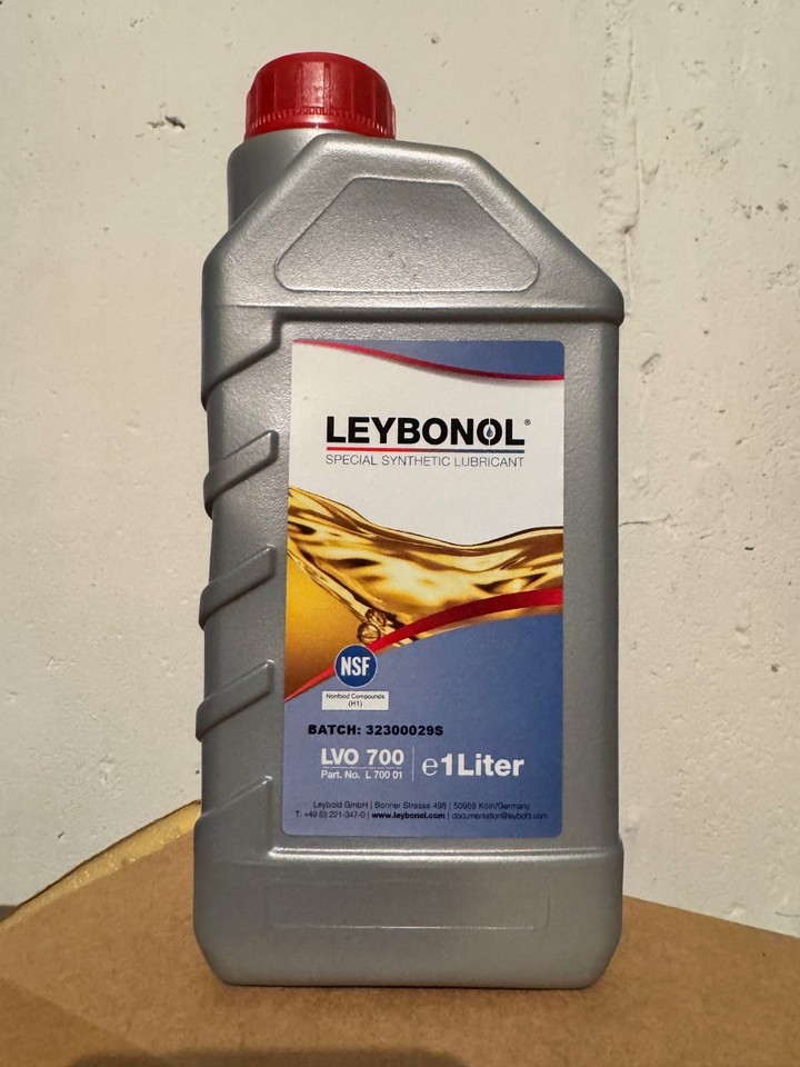 NEW LEYBONOL LVO 700 VACUUM PUMP Synthetic Cyclic Hydrocarbon OIL 1L | eBay