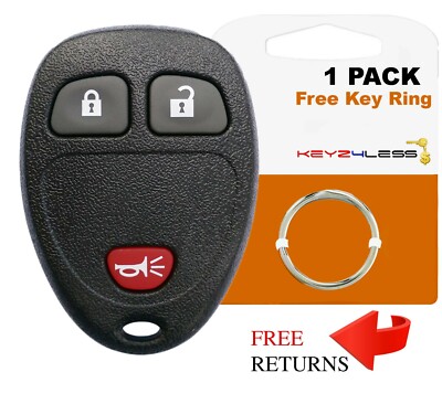 2007 2008 2009 2010 2011 2012 2013 GMC Sierra keyless Entry Remote Key ...