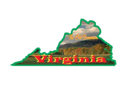 12" virginia bumper sticker decal usa made | eBay