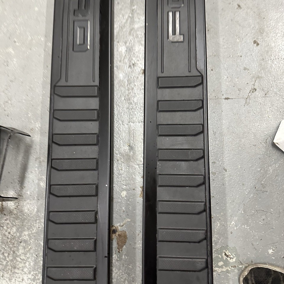 2015-2024 Crew Cab Ford F-150 Running Boards Side Steps Bars BLACK 6 ...