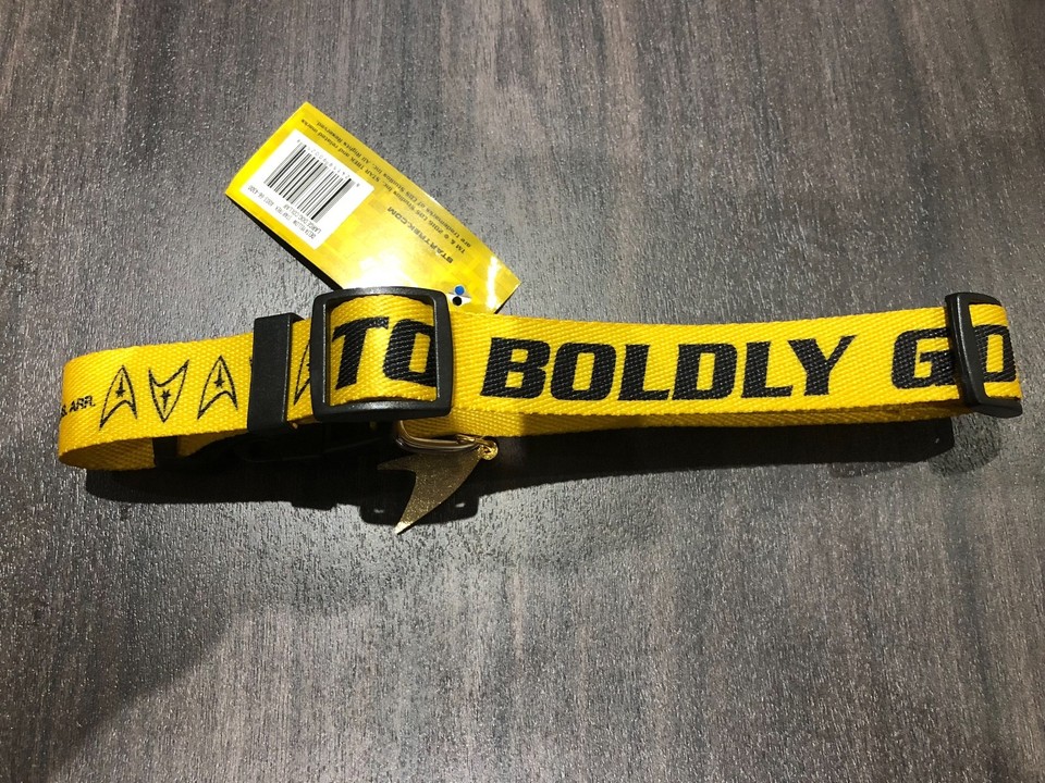 Star Trek 50th Anniversary Delta Dog Collar Harness Leash Buckle Size ...