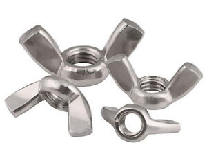Stainless steel Butterfly nut lock wing Nuts M3 M4 M5 M6 M8 M10 M12 | eBay