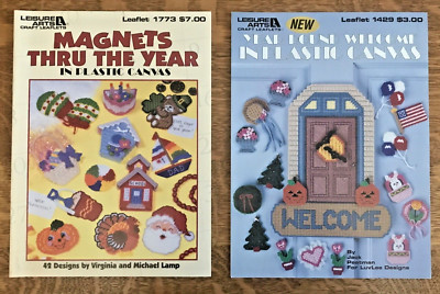 Year Round Holiday Magnet Welcome Sign Plastic Canvas Pattern Leaflets ...